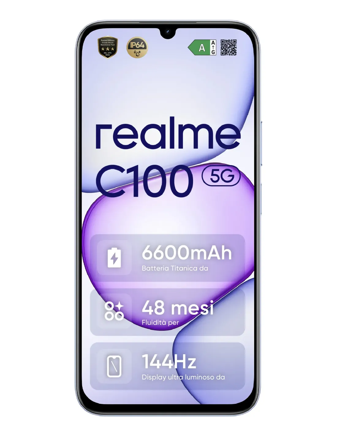 realme C100 5G 17,3 cm (6.8") Doppia SIM Android 16.0 USB tipo-C 4 GB